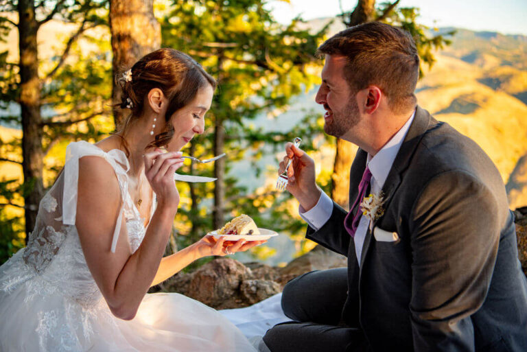 Sunrise Elopement At Lookout Mountain | Stephan + Amber