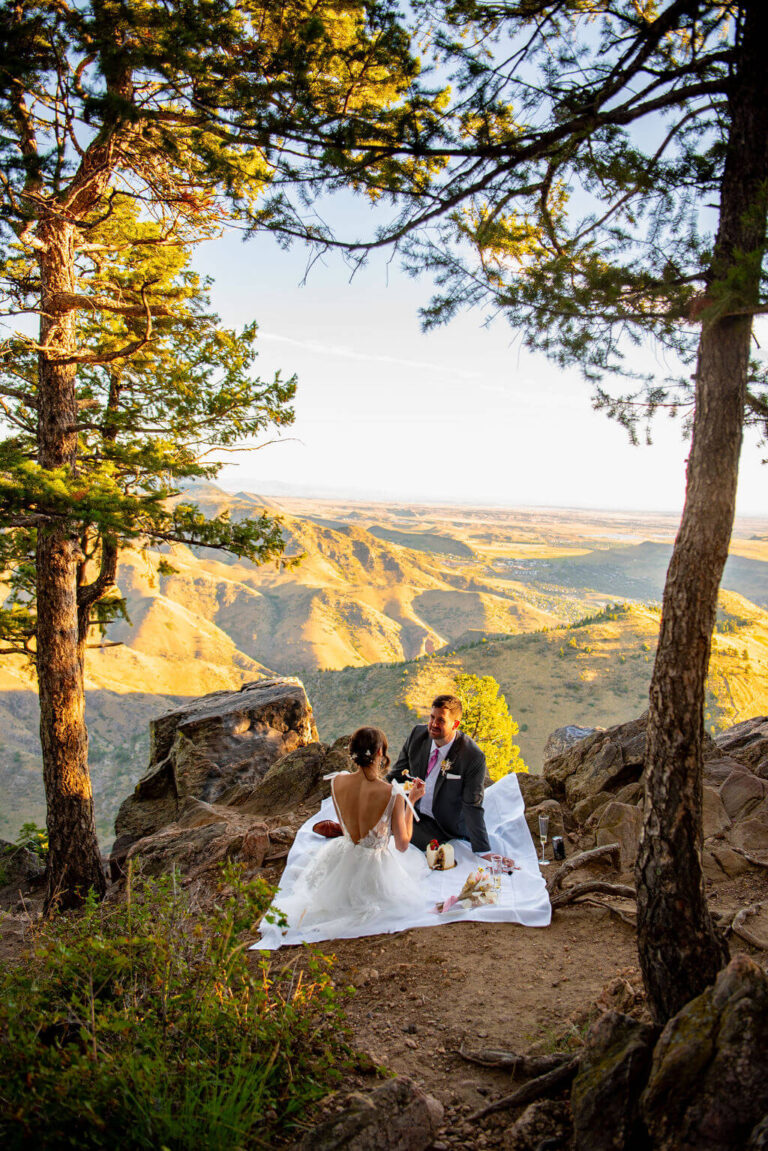 Sunrise Elopement At Lookout Mountain | Stephan + Amber